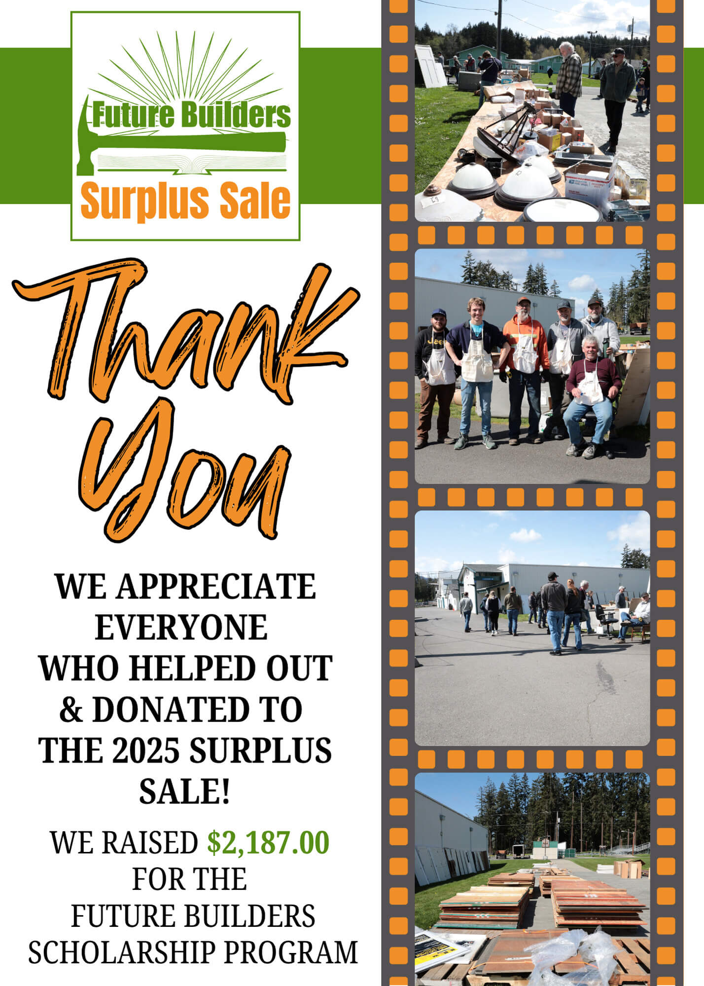 Surplus Sale - North Peninsula Building Association